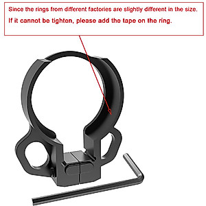 Sling Swivel Mount Clamp-On Design Quick Detach/Release Tube Attachment