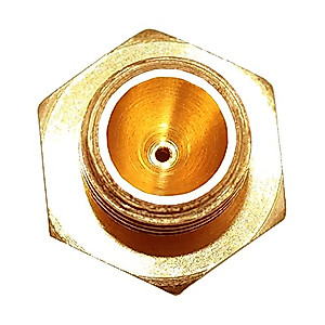 Uenede 10PCS Brass Burner Jet Nozzle for Cast Iron Burner Propane Natural Gas