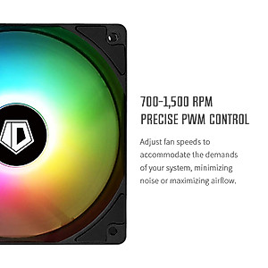 ID-COOLING ZOOMFLOW 240X ARGB CPU Water Cooler 5V ARGB AIO Cooler 240mm CPU Liquid Cooler 2X120mm RGB Fan for Desktop, Intel 115X/1200/2066, AMD AM4/AM5