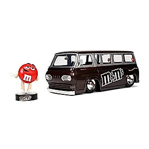Jada Toys M&M's 1:24 1965 Ford Econoline Die-cast Car with Red Figure