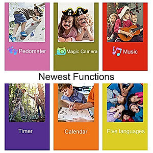 INIUPO Kids Smart Watch for Boys Girls - Smart Watch for Kids Ages 4-12 Years with Camera 26 Puzzle Games Alarm Music Video Calculator Torch Children Birthday Gifts Toys Toddler Wrist Watch