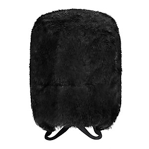 Men Women Faux Fur Trapper Hat Winter Thick Furry Ushanka Russian Hat Earflap Cap Windproof Thermal Cycling Camping Skiing Cap Hunting Hat with Ear Flap