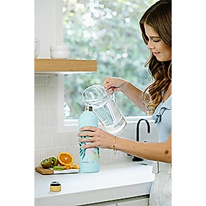 Infusion Pro Water Bottle Vacuum Insulated (25 oz) Stainless Steel : Standard Mouth : Cold or Hot for Hours, No Condensation : Cute, Pretty, Unique Gift Idea
