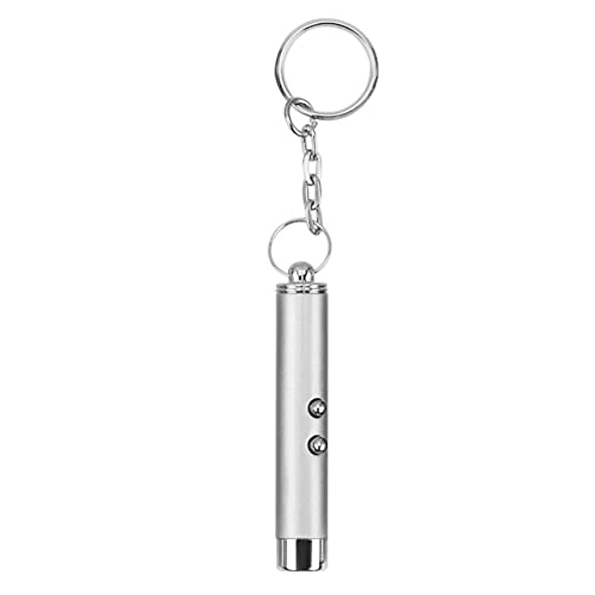 CHUQIANTONG 2-in-1 Cat Pet Toy Red LED Pointer Pen White Flashlight Torch Interactive Training Pen for Cat Dogs