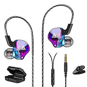3.5mm Sports Headphones Wired Earbuds for Google Pixel 5a 4a 3a Noise Canceling Stereo Bass Gaming Headset in-Ear Earphones with Mic for Samsung Galaxy A52 A03s A33 A13 iPhone 6S 6 5S SE MP3 MP4 PS5