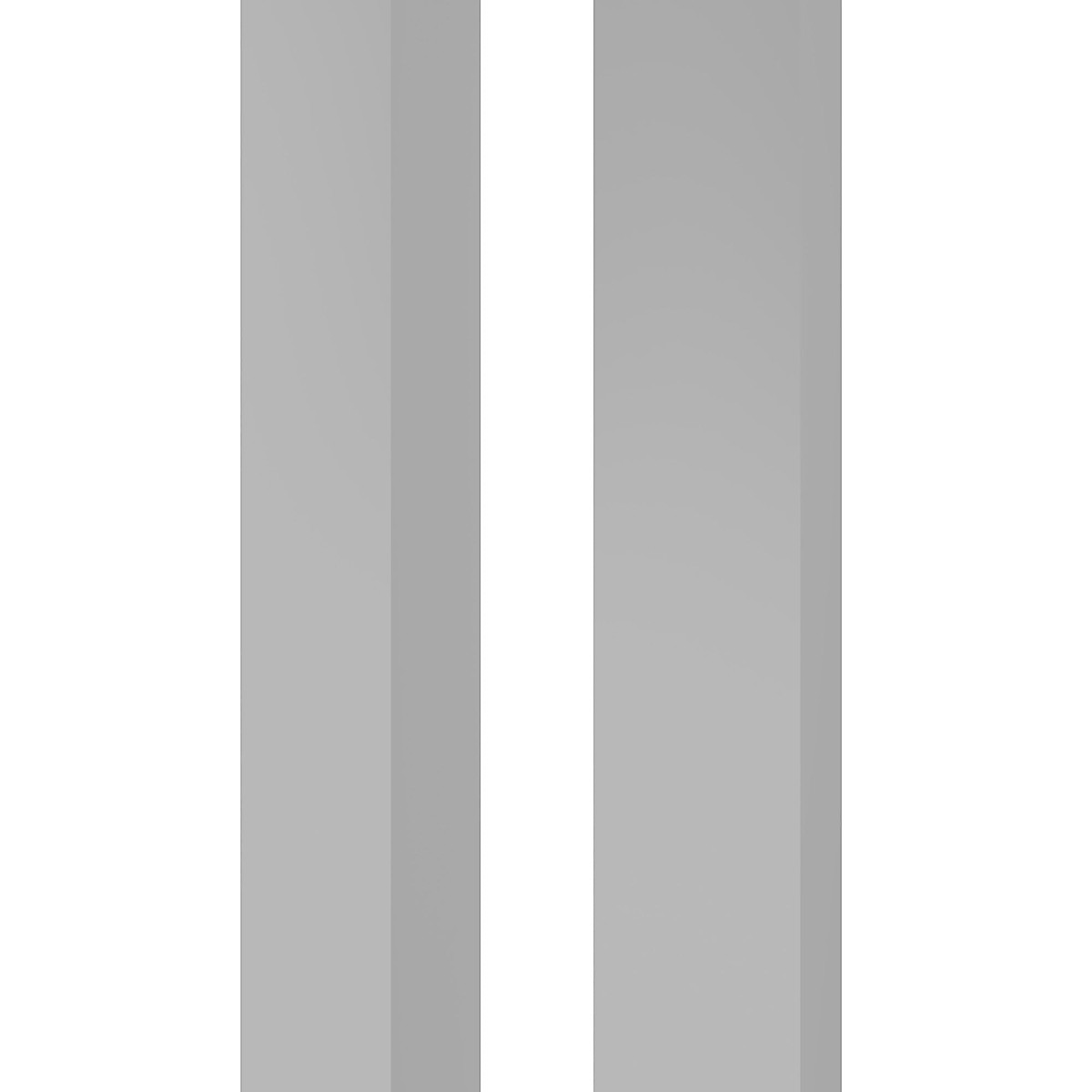 Bestar Universel 60W Table Desk with Square Metal Legs in White