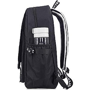Roffatide Anime One Piece Luminous Backpack Oxford Black Large Capacity School Bag Laptop Back Pack
