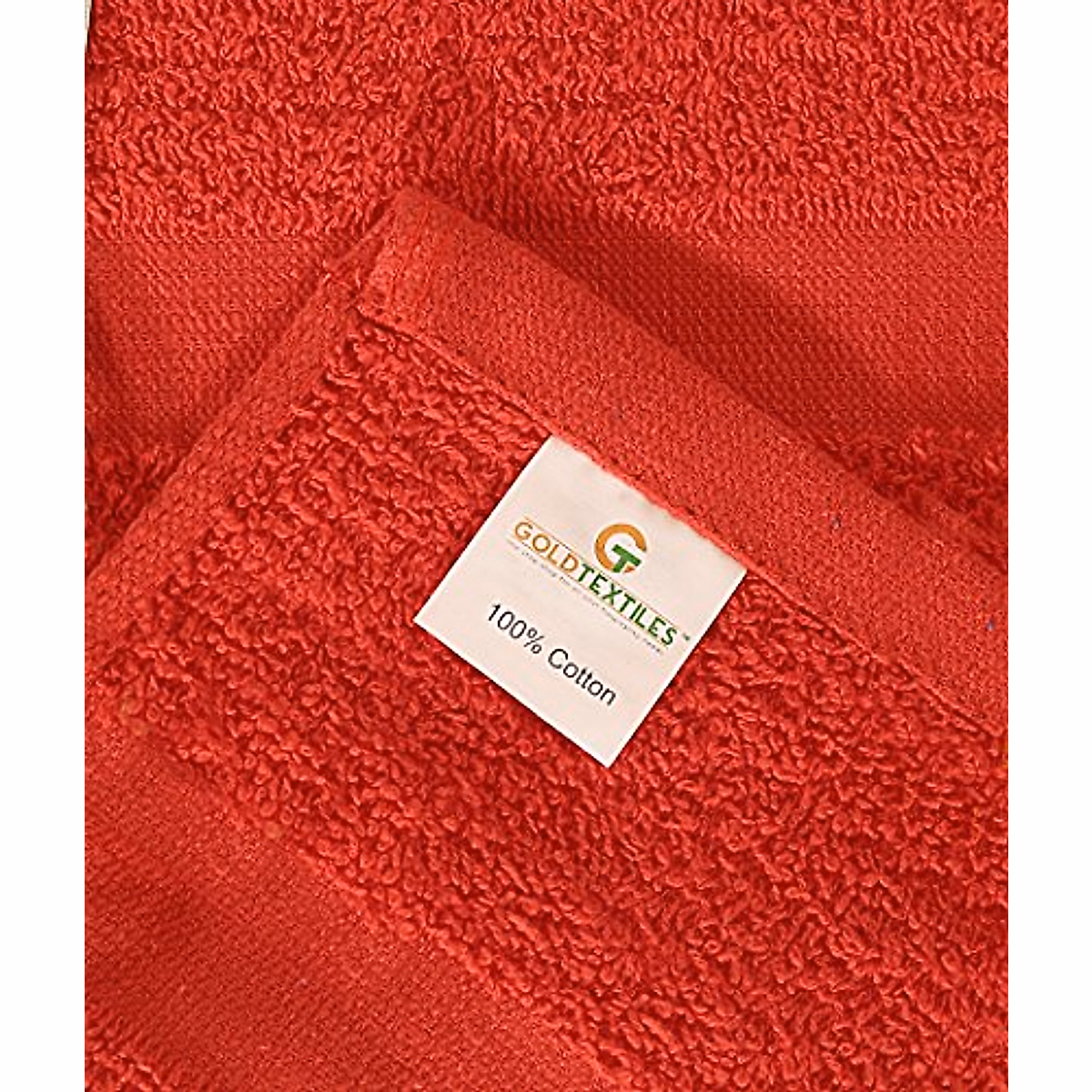 MAGTEX Cotton Salon Towels (24-Pack, Red,16x27 inches) - Soft Absorbent Quick Dry Gym-Salon-Spa Hand Towel (Red)