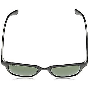 Ray-Ban Rb4323 Square Sunglasses, Black/G-15 Green, 51 mm