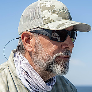 SMITH Guide’s Choice Sunglasses – Performance Sports Active Sunglasses for Biking, Running, Fishing & More – For Men & Women – Matte Black + Blue ChromaPop Polarized Mirror Lenses