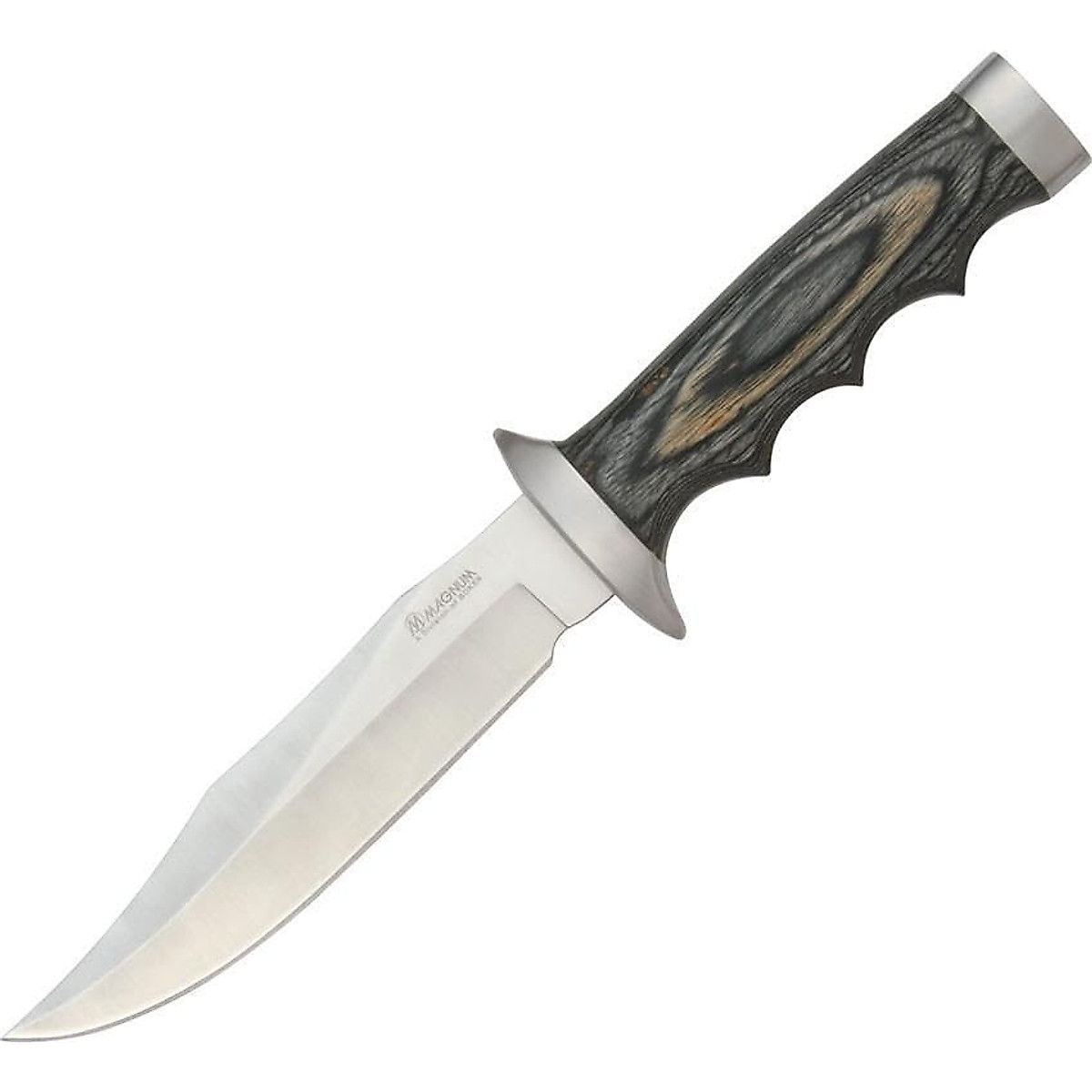 PIÑATAS OLE 11" Magnum Safari Mate Black Wood Handle Fixed Bowie Blade Knife m02mb207 4045011041853