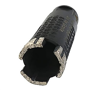 MOSTARTOOLS 1 3/8 Inch Dry Diamond Core Drill Bit with 5/8 in.- 11 in. Thread for Granite Marble Quartz Masonry Hole Saw