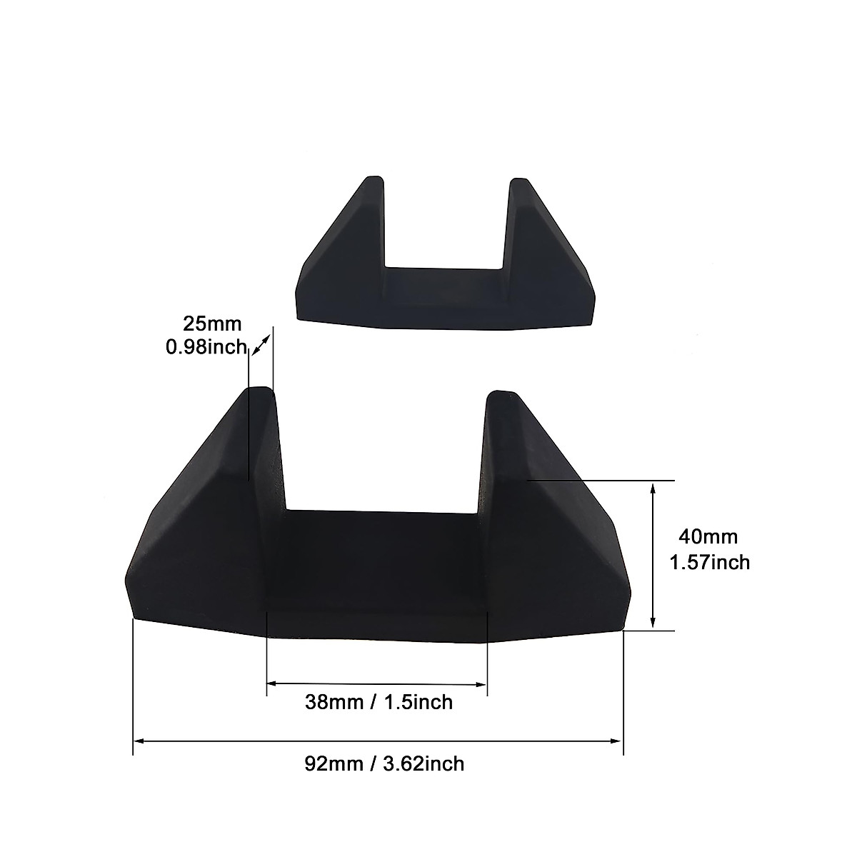 Vertical Stand for PS4 Slim Playstation 4 Slim Silicone Feet Stand Steady Base Mouse Non-Slip Enough Space for Cooling, Black