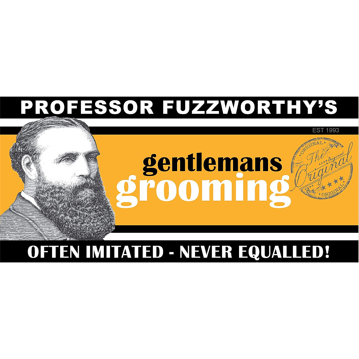 Beard Care Kit Professor Fuzzworthy Beard Conditioner Balm & Best Beard Shampoo Bar - All Natural Chemical Free - Organic Essential & Kunzea Oils - Tasmania Australia