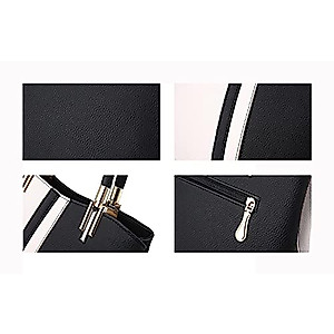 SMALLBLUER Women Soft Patent Leather Handbags Ladies Shoulder Evening Crossbody Bags Trendy Hobo Totes Clutches-Orange