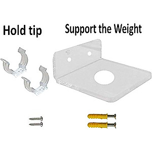 Pmsanzay Clear Light Saber Wall Mount Wall Rack Wall Holder Wall Display Rack - Easy to Install - Gives That Floating Effect - Used in Both Commercial and Residential Settings. - No Lightsaber