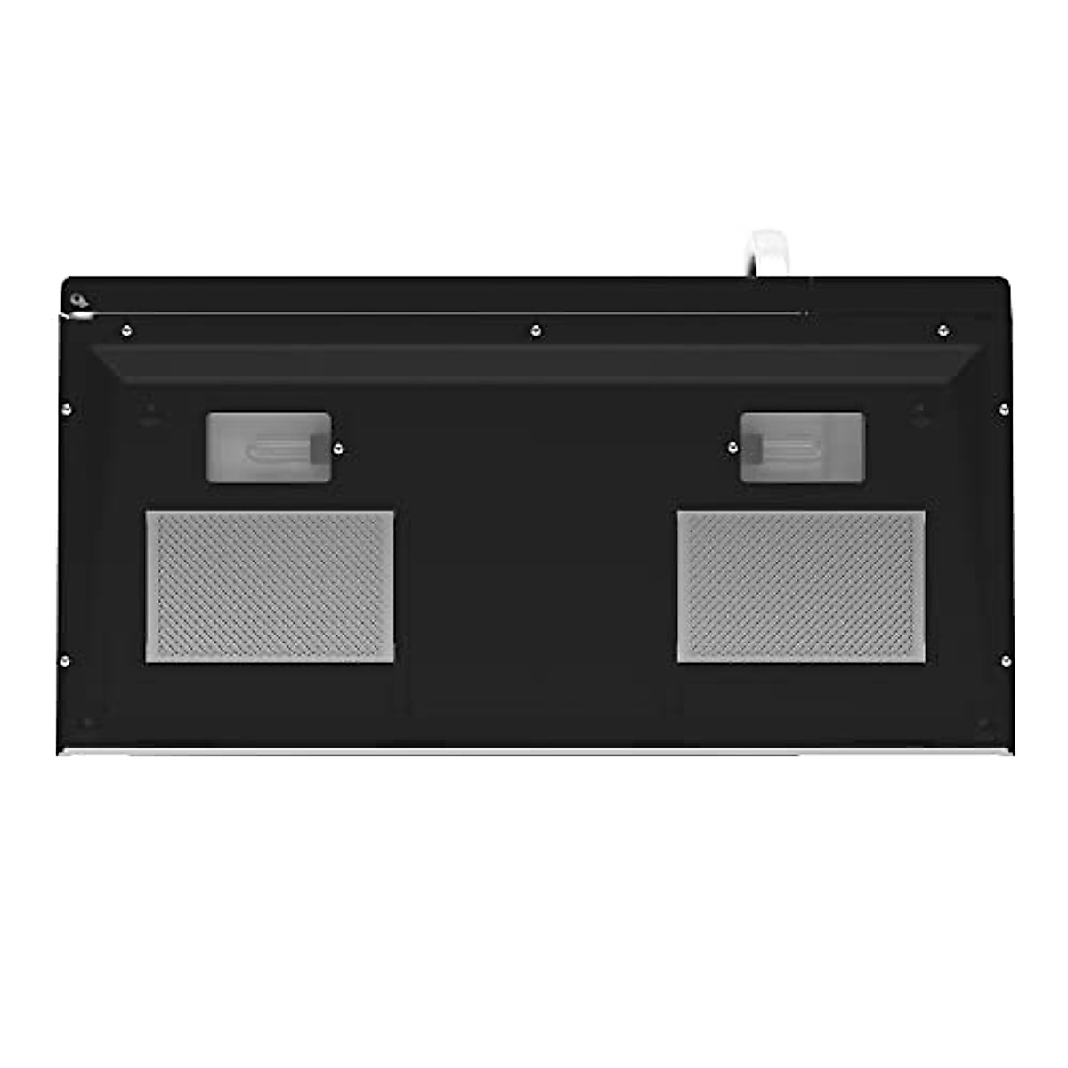 KoolMore KM-MOT-1SS 1.6 Cu. Ft. Over The Range Microwave Oven Lamp and 300CFM Recirculation Vent Hood, Auto Cook Menus, Reheat Function, 10 Power Levels, Timer, and Weight Defrost, Silver