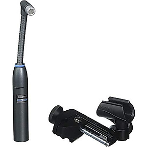 Shure BETA 98AMP/C Three Pack - includes 3X BETA98AMP/C Miniature Cardioid Condenser Drum Microphones with Integrated Preamplifiers and 3X A75M Universal Microphone Mounts (BETA 98AMP/C-3PK)