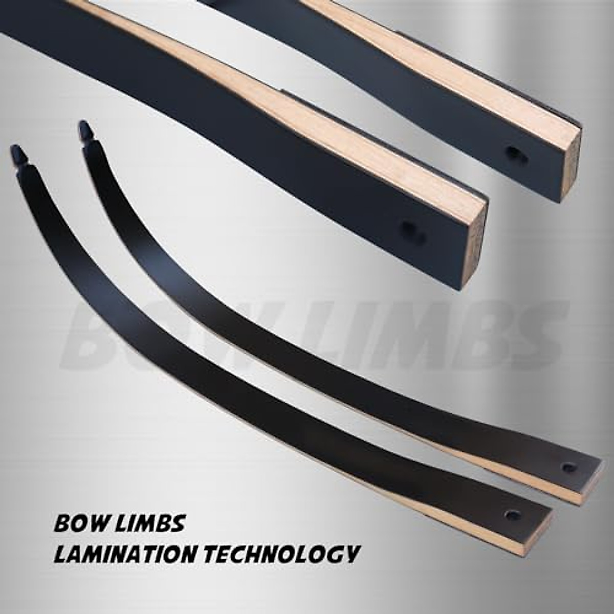 D&Q 58'' Recurve Archery Bow and Arrow Set for Adults Beginners, Black Hunter Aluminum Alloy Takedown Bow for Right Hand.(Black, 70lb)