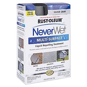 Rust-Oleum 275619 Never Wet Multi Purpose Kit, Silver Gray