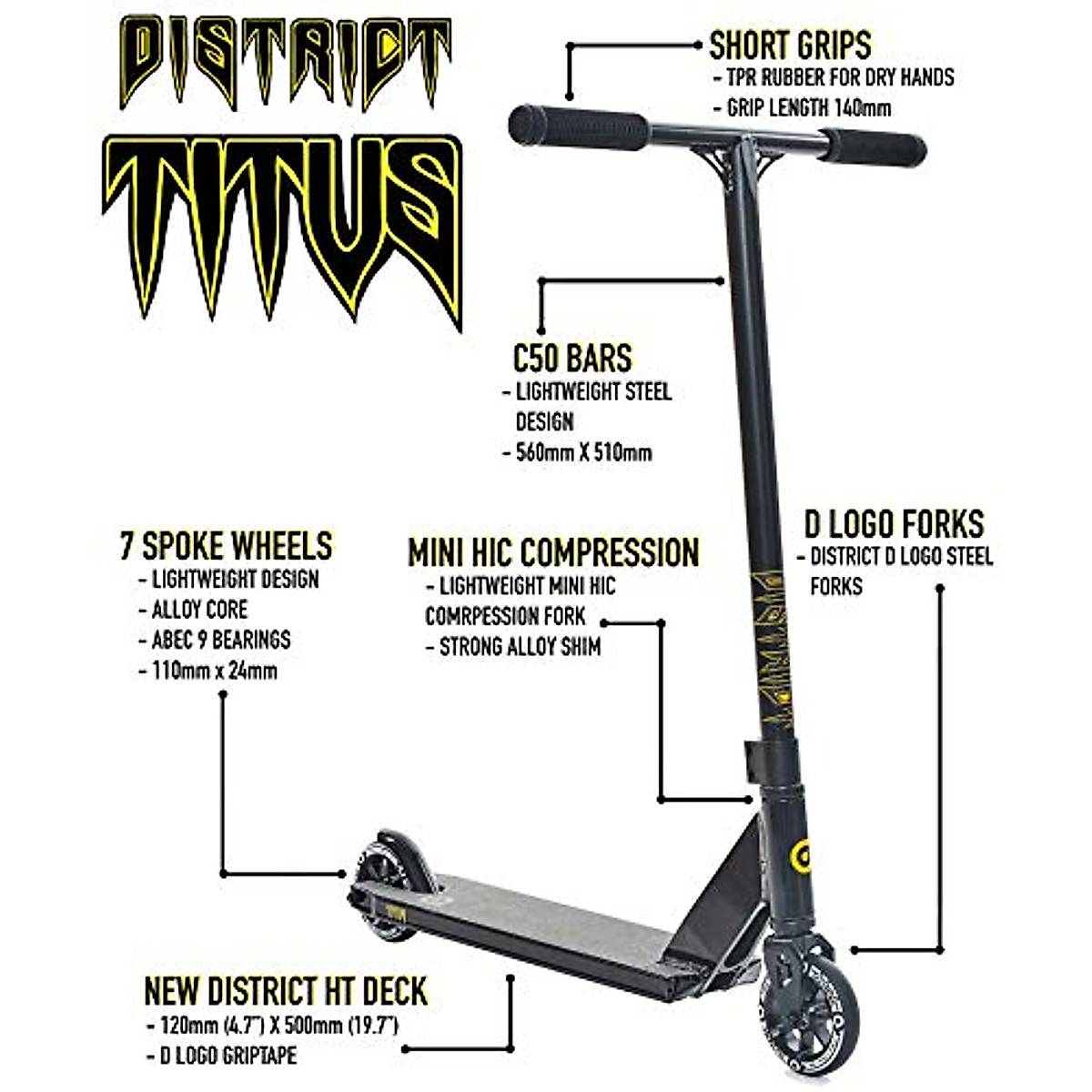 District Titus Complete Stunt Scooter