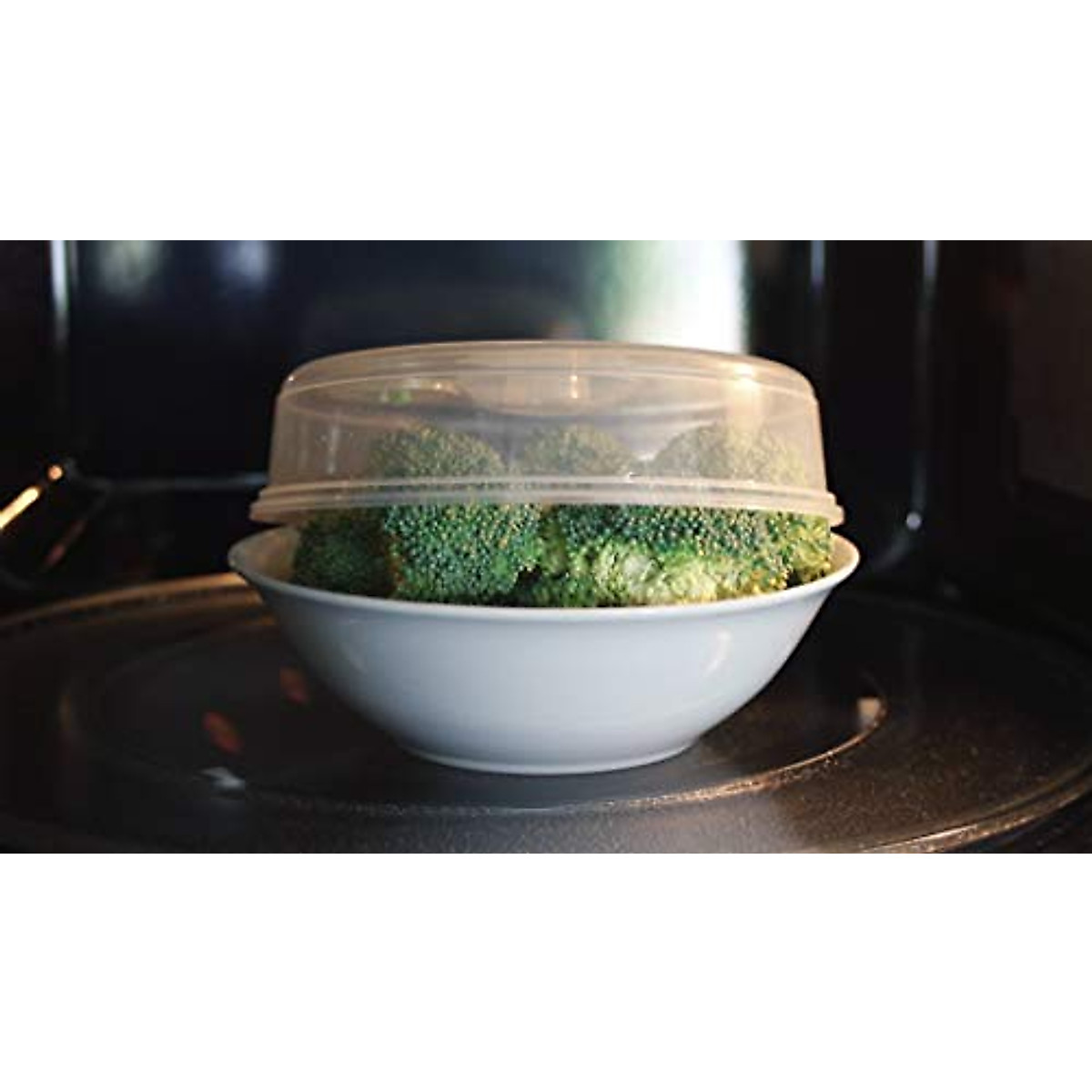 Simply Served Variety Pack Steam Vents Microwave Splatter Covers, Clear