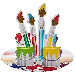 Art Party Centerpiece