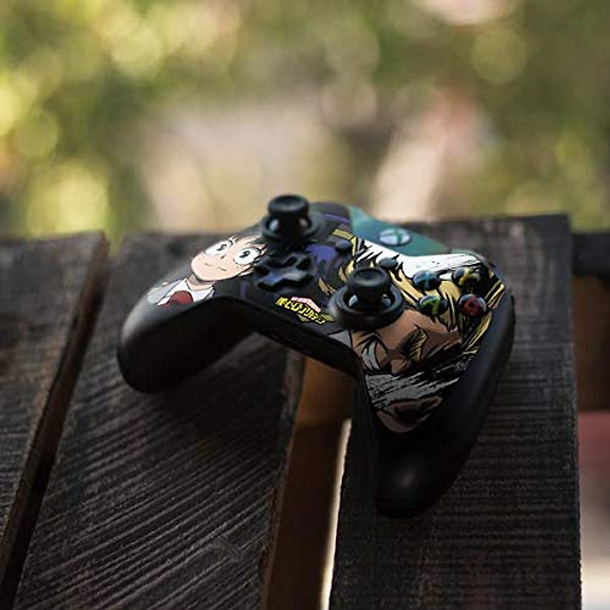 Skinit Decal Gaming Skin compatible with Xbox One Controller - Officially Licensed Funimation All Might and Deku Design