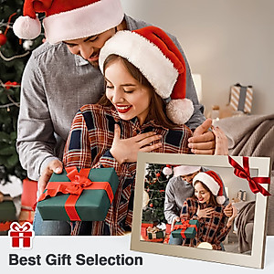 Digital Picture Frame 10.1 inch Wi-Fi Digital Photo Frame, Smart Wi-Fi Photo Frame Electronic with 32GB Storage IPS Display, Easy Setup to Share Photos or Videos by Frameo App Anywhere Anytime