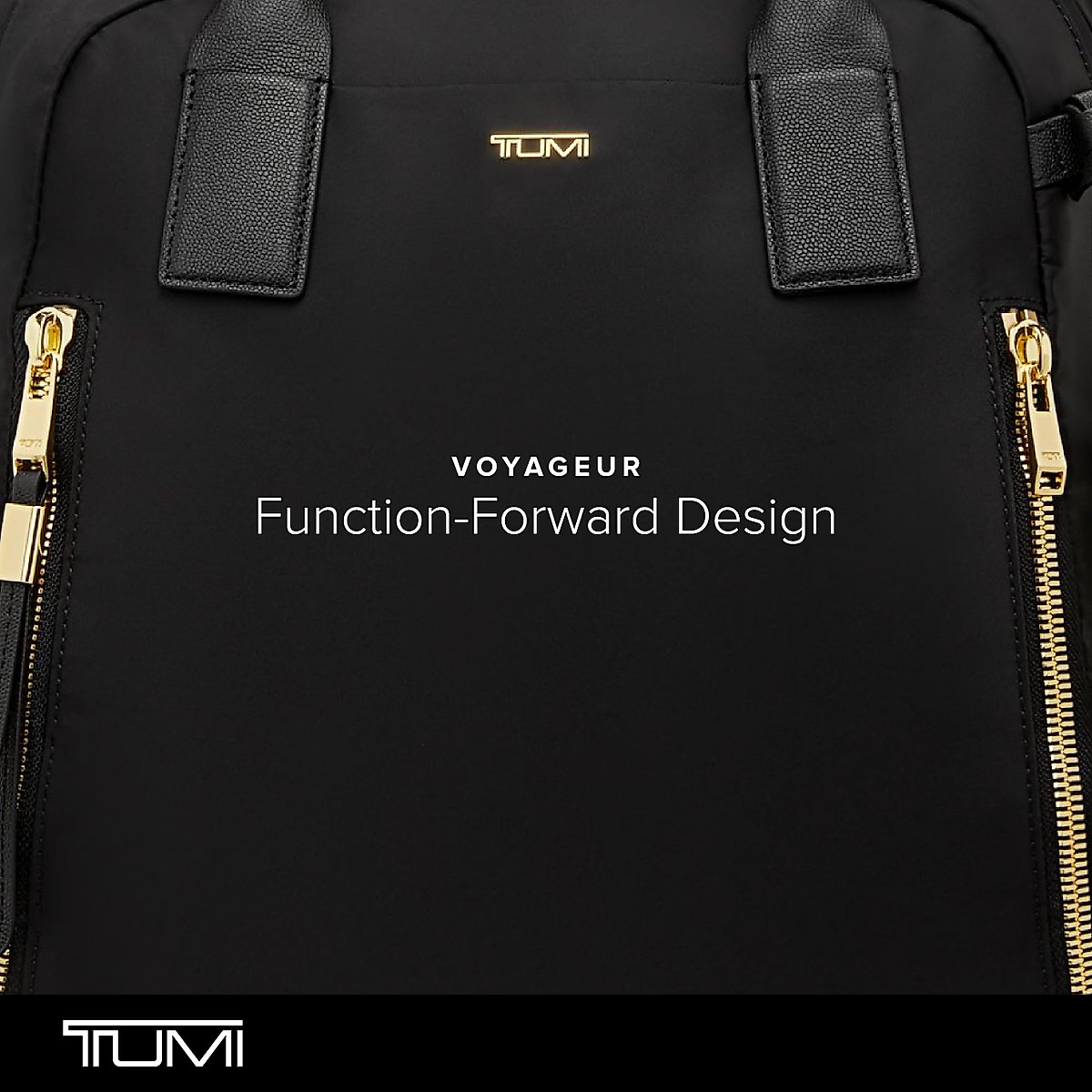 TUMI Voyageur Atlanta Backpack - Black/Gold