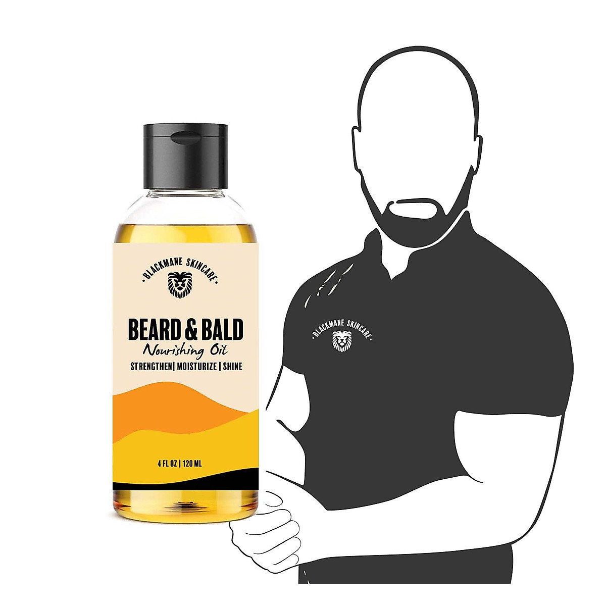 Blackmane Skincare Bald Head Moisturizer Bald Head Car For Men, Oil For Bald Head Use After Beard Trimmer For Men or Head Shaver For Men
