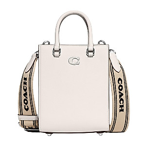 COACH Mens Tote 16 in Cross Grain Leather, Chalk