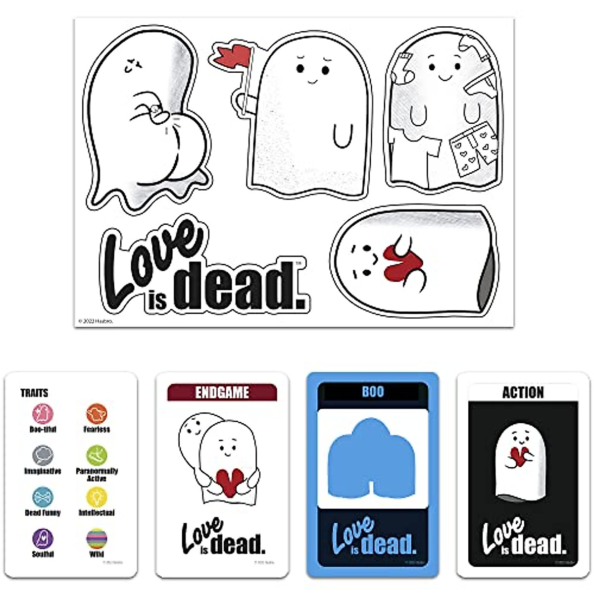 Hasbro Gaming Love is Dead Game, Party Card Game for Adults and Teens, Hilarious Light Strategy Dating Game for 2-5 Players Ages 13 and Up