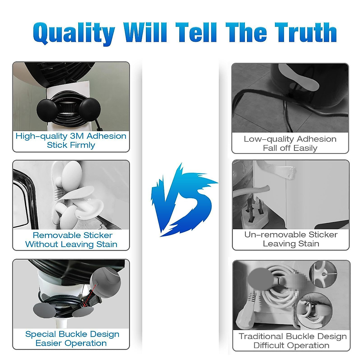 Upgraded Cord Organizer Cord Holder Wrap for Kitchen Small Appliances Keepers Accessories Stick On Cable Wire Management for Air Fryer Mixer Toaster Coffee Maker Blender Kettle 3 Pcs