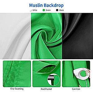 NEEWER Photography Lighting kit with Backdrops, 8.5ftx10ft Backdrop Stand, 800W Equivalent 5500K Umbrella Softbox Continuous Lighting, Photo Studio Equipment for Portrait Product Photo Shoot