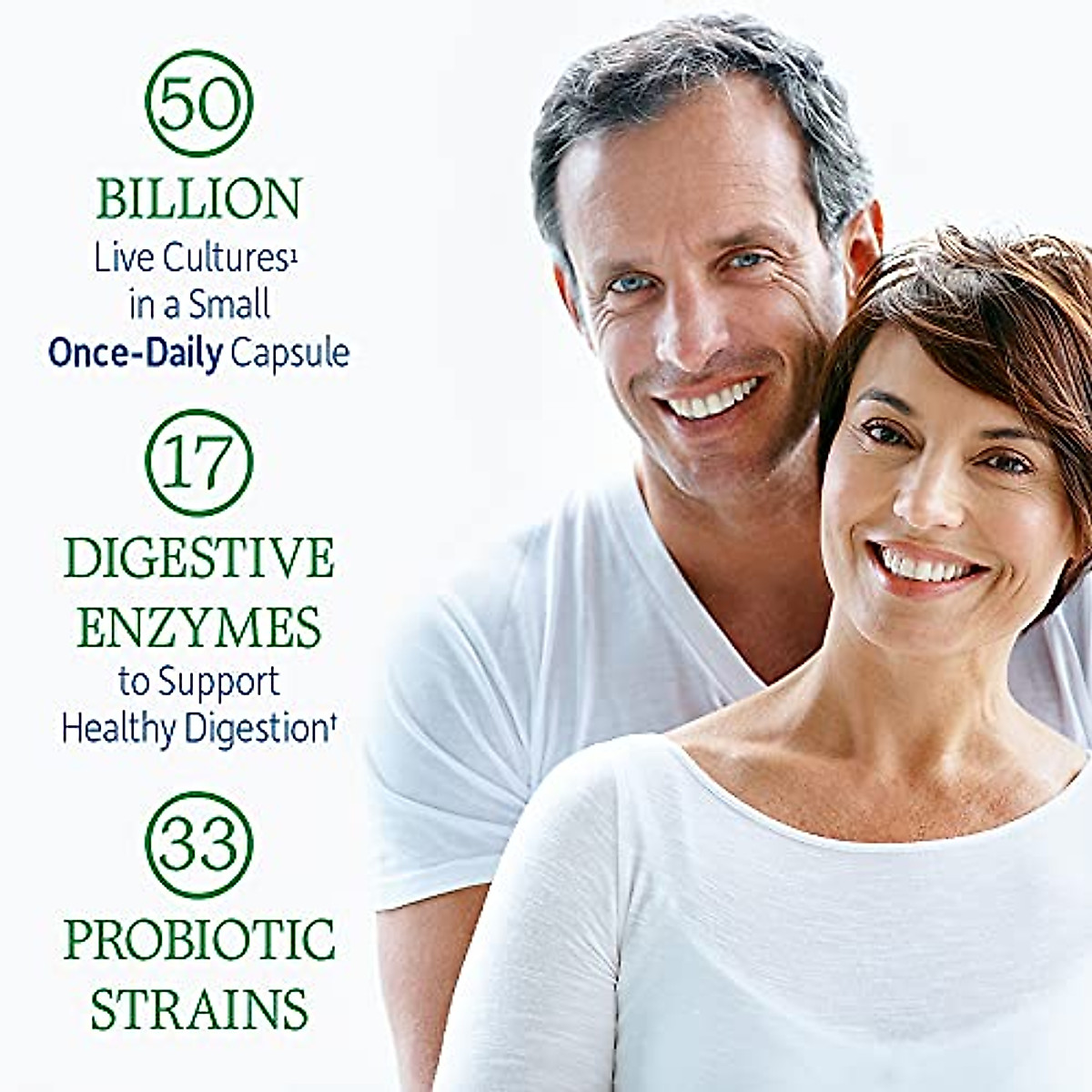 Garden of Life RAW Probiotics Colon Care Shelf Stable - 50 Billion CFU Guaranteed Through Expiration - Once Daily - Certified Non-GMO & Gluten Free - No Refrigeration, 30 Vegetarian Capsules