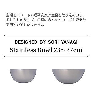 Sori Yanagi stainless bowl 5 pcs