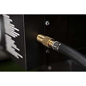 Blackstone Propane Adapter Hose & Regulator for 20 lb Tank, Gas Grill & Griddle - Weather Resistant & Corrosion Resistant - Extends Up To 3 Feet - 5471, Black