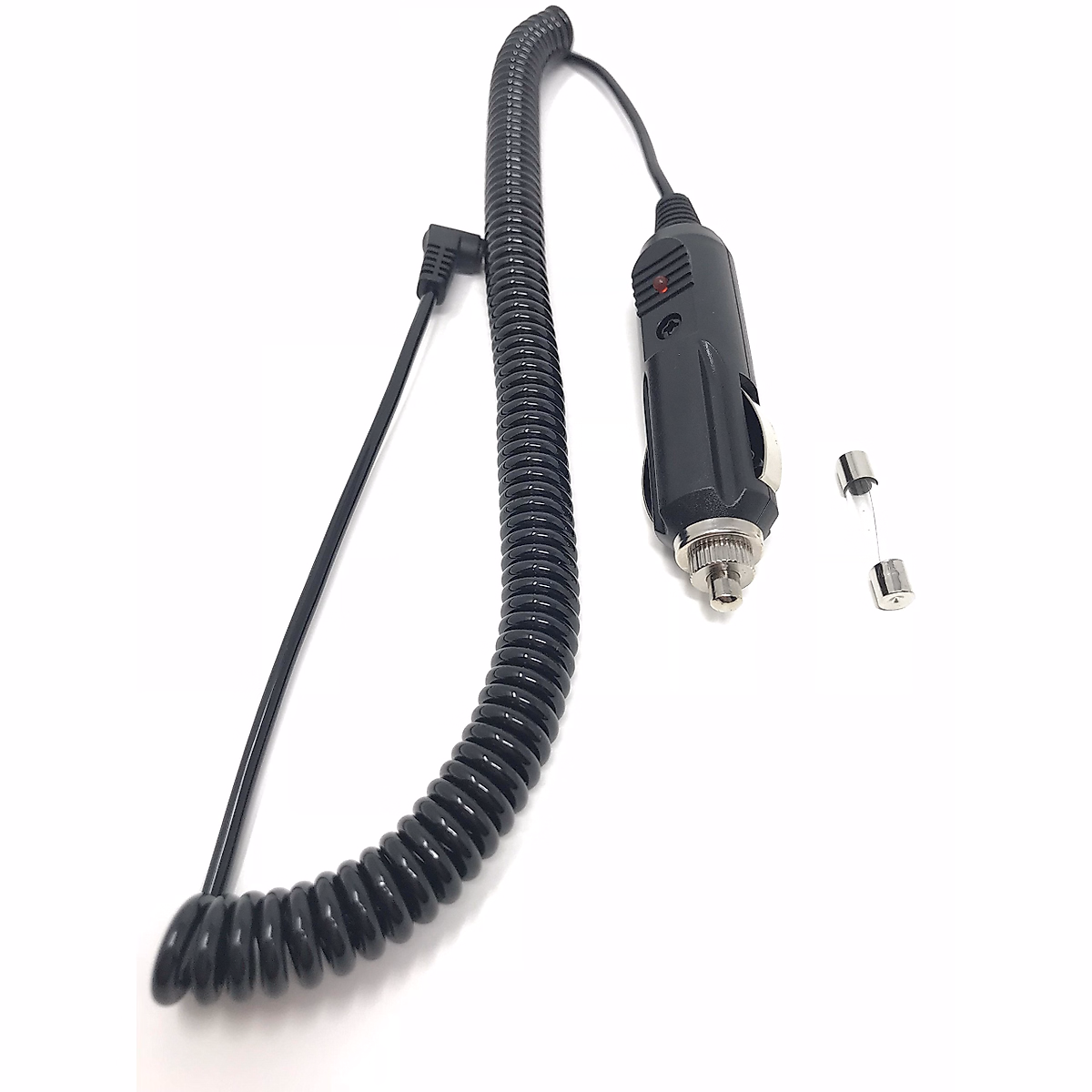 DCPOWER CAR Coiled Power Cord Compatible Replacement for Cobra XRS-9930, XRS-9940, XRS-9950 Radar Detector