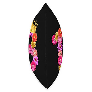 13 Year Old Gifts For Girls 13th Birthday Gifts 13 Year Old Girls Flower Crown Its My 13th Birthday Throw Pillow, 16x16, Multicolor