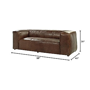 ACME Brancaster Sofa - - Retro Brown Top Grain Leather