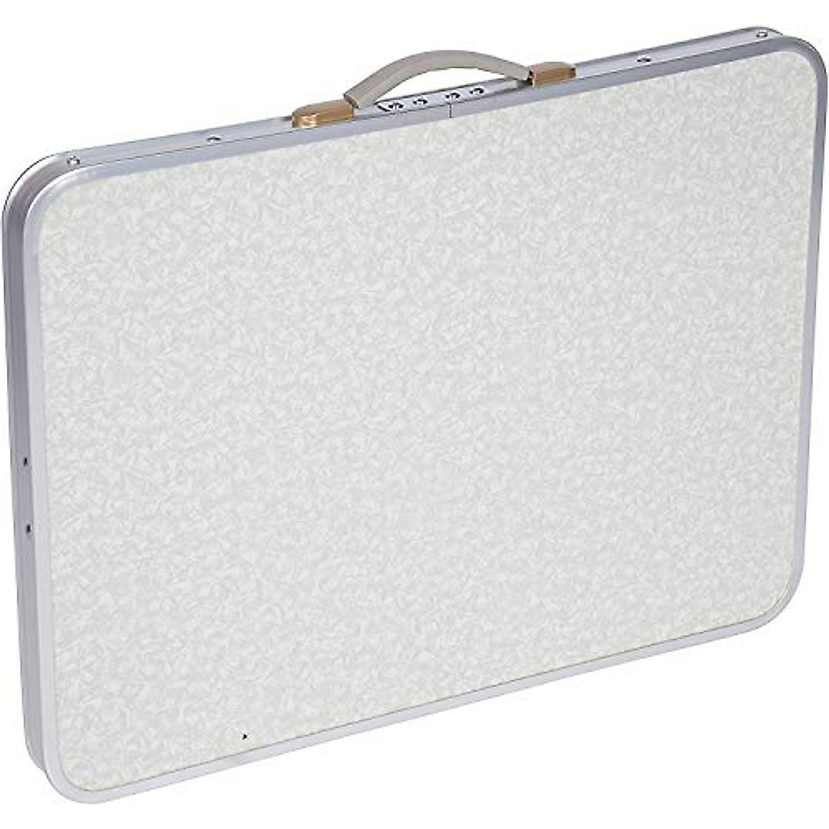 Aluminum Portable Folding Camp Table With Carry Handle - By Trademark Innovations, White