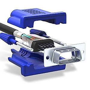 SaiTech IT 2 Pack 15 Pin VGA to VGA Monitor Cable, Male to Male VGA Cable for TV PC Computer Monitor Laptop Projector - 3 Feet