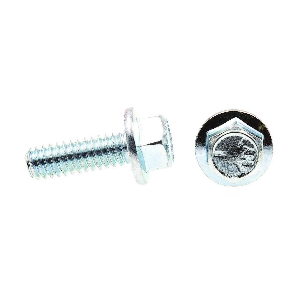 Prime-Line 9090646 Serrated Flange Bolts, 1/4 In.-20 X 3/4 In., Zinc Plated Case Hardened (25 Pack)