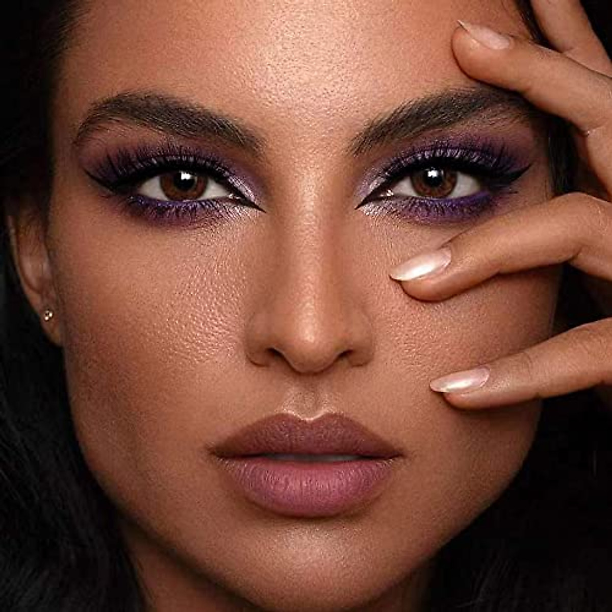 Arekey False Eyelashes Fluffy Faux Mink Lashes 3D Cat-Eye Wispy Lashes Volume Fake Eyelashes 10 Pairs Pack Manga Eye Lash Multipack