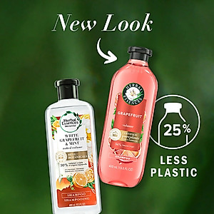 Herbal Essences Biorenew White Grapefruit & Mosa Mint Naked Volume Shampoo, 13.5 Fl Oz (Pack of 6)