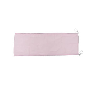EVTSCAN Birdcage Nylon Mesh Net Adjustable Dustproof Seed Catcher Guard Net Cover for Parrots Parakeet Macaw Cage(Pink)