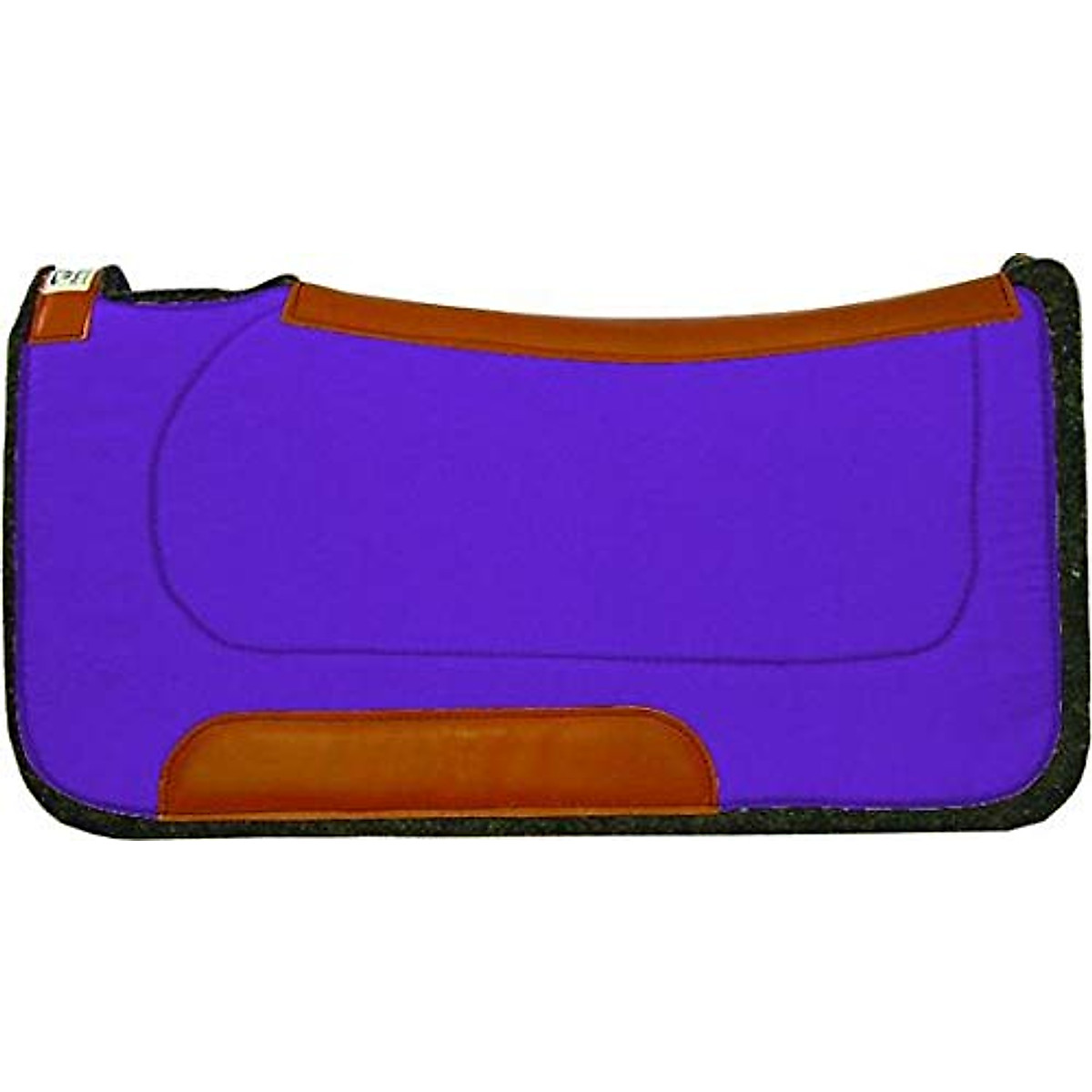 Diamond Wool Contoured Ranch Purple Western Saddle Pad Size 30x30 and 1/2" Thickness
