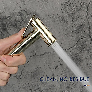 MINJING Cloth Diaper, Bidet Faucets Brass Bathroom Ass Shower Sprayer, Toilet Bidet Mixer Bidet Hygienic Shower, Hot and Cold Anal Cleaner Faucet