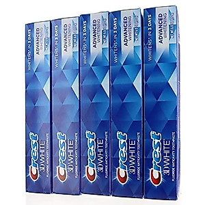 Crest 3D White Advanced Whitening Fluoride Toothpaste